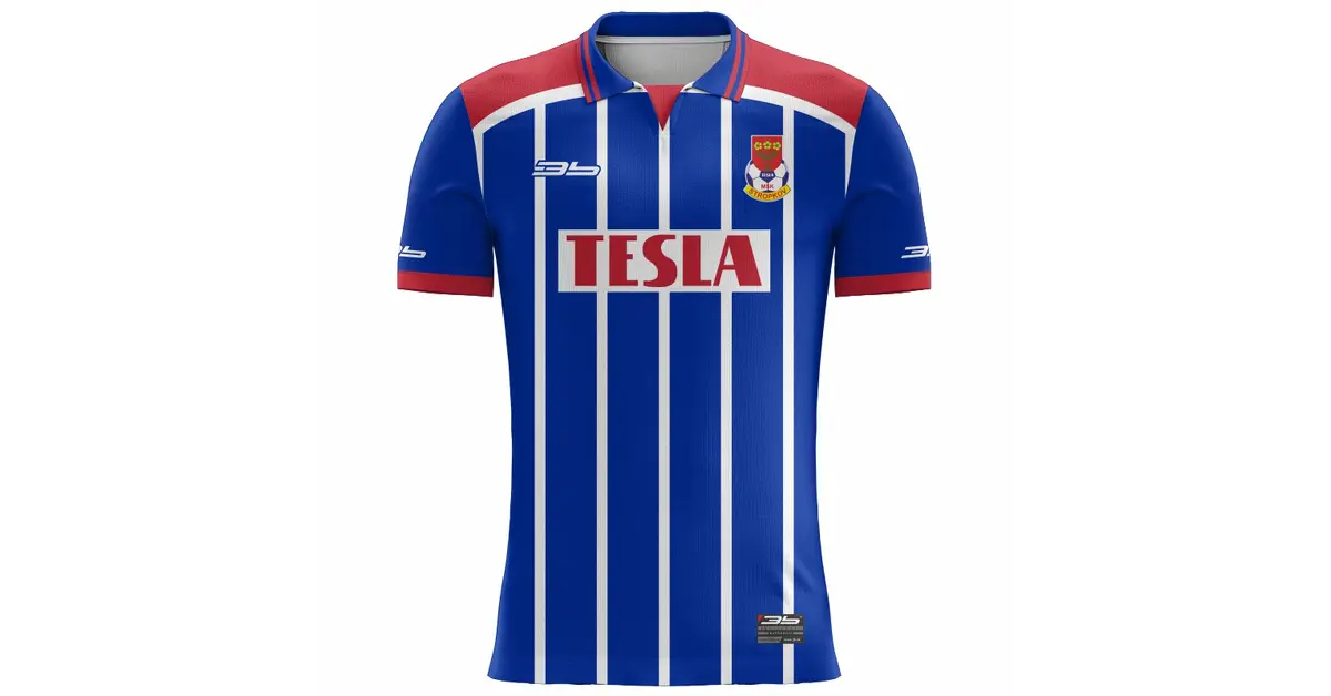 Futbalový dres MŠK Tesla Stropkov - Retro